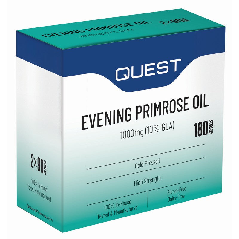 Quest Evening Primrose Oil 1000mg (Twin Pack) 90+90 Capsules – Zen ...